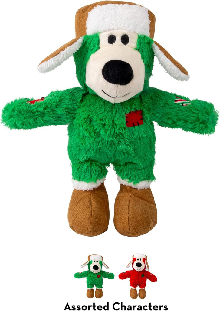 KONG Holiday Holiday Wild Knots Bear Dog Toy