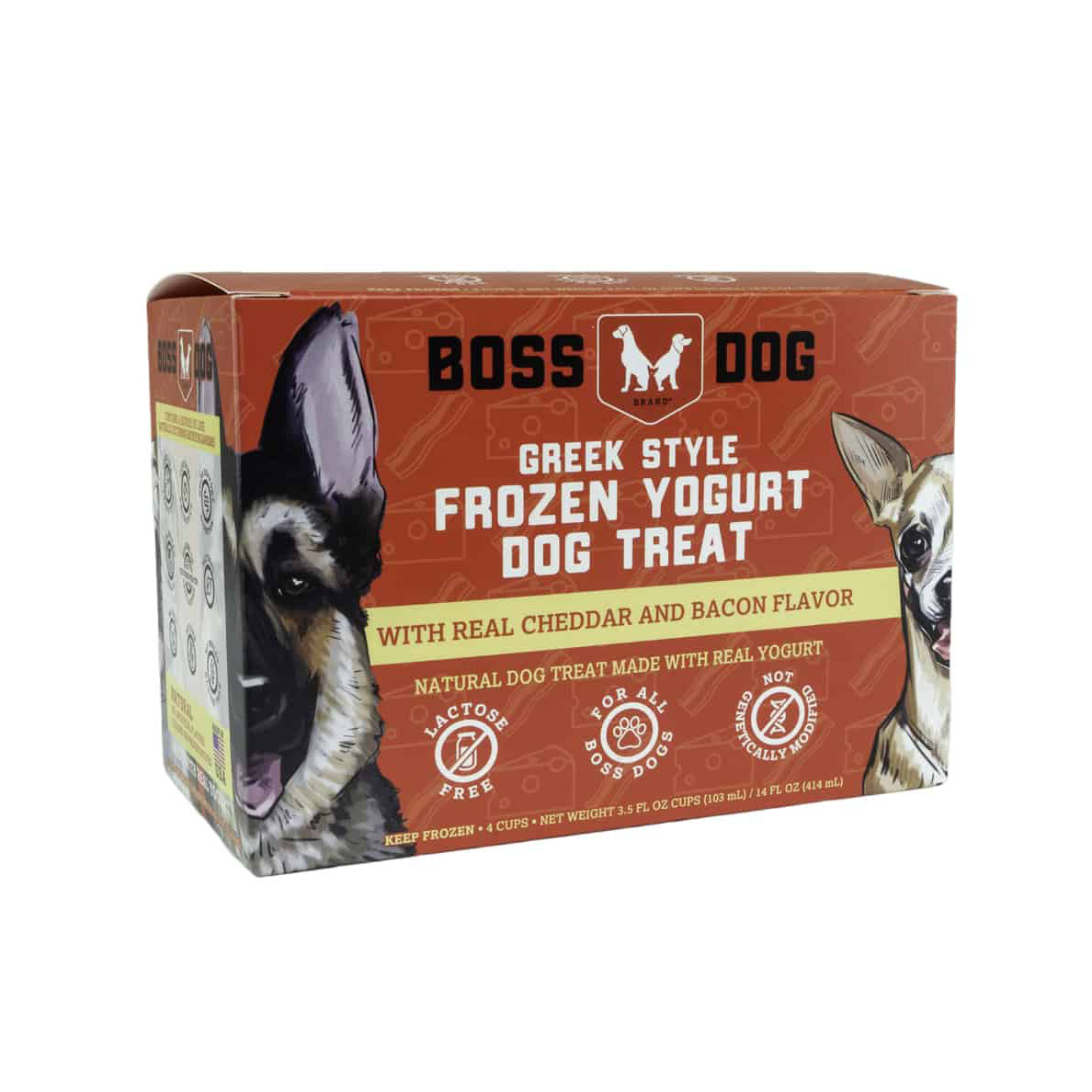Boss Dog Greek Style Frozen Yogurt Cheddar & Bacon