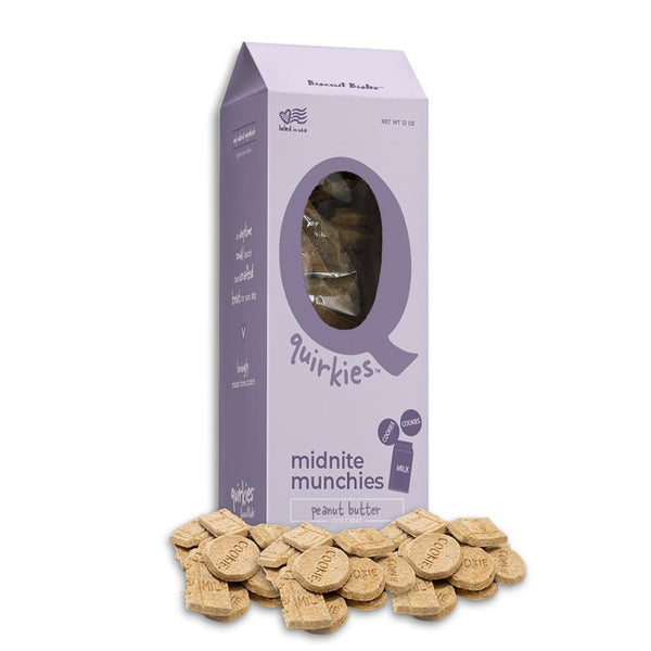 Quirkies Midnite Munchies Peanut Butter Dog Treats