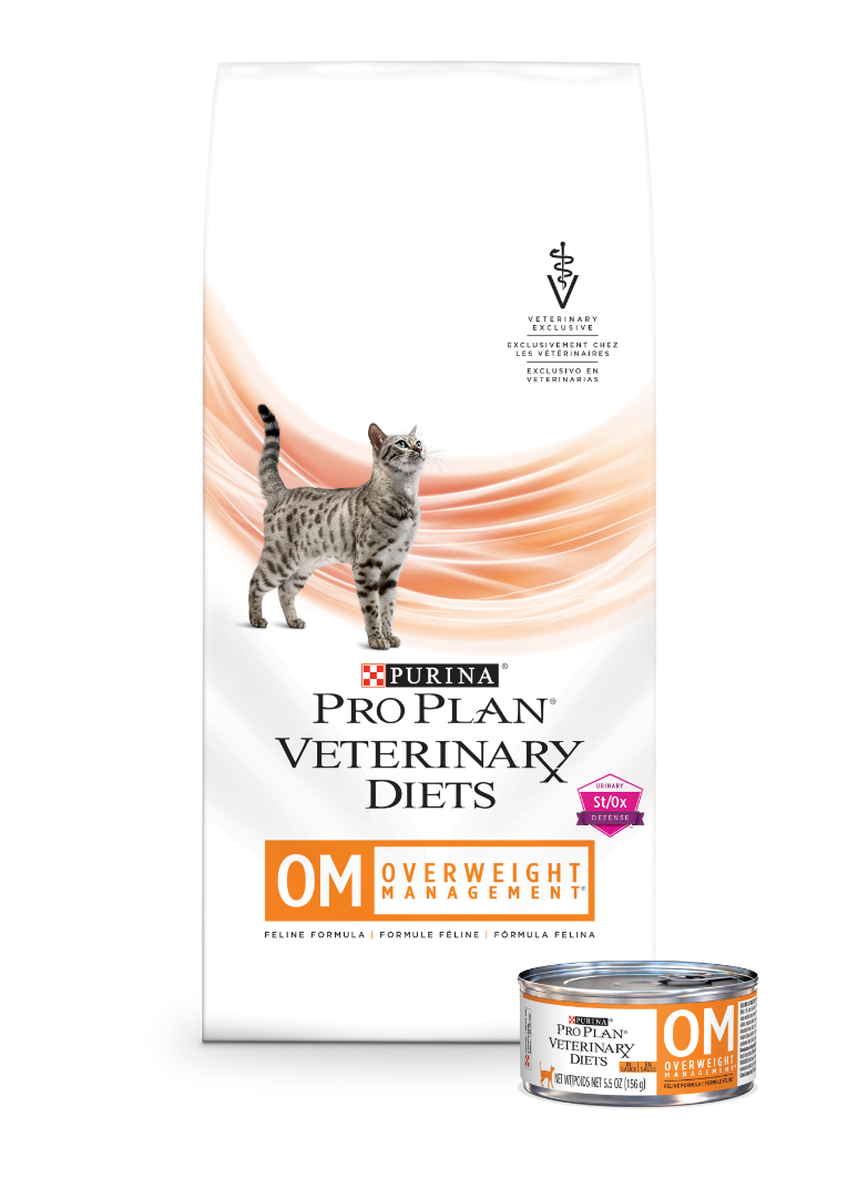 Purina Pro Plan Veterinary Diet OM Overweight Management Feline Formula ...
