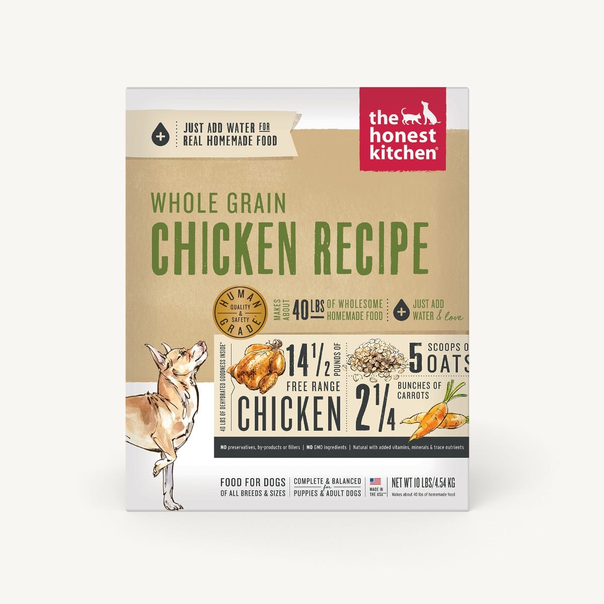FREE NATIONWIDE SHIPPING The Honest Kitchen Whole Grain Chicken Recipe